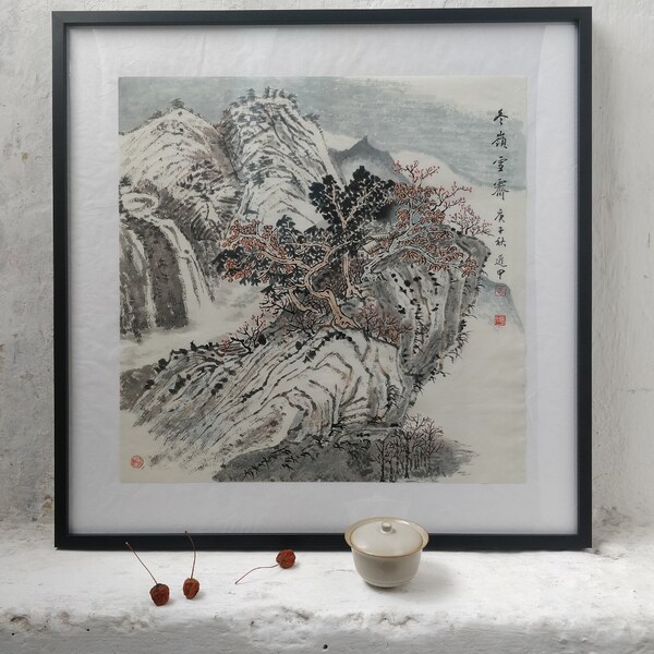 Original Chinese Calligraphy, Chinese Handwriting, Home Décor, Unique ...