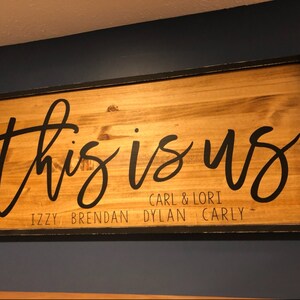 This is Us Sign,this is Us Wall Decor This Us Wall Hanging This is Us ...