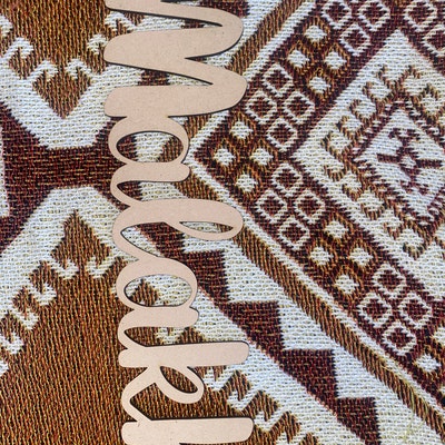 MDF Wooden Name Laser Cut MDF 3MM Wood Name DIY Name Raw Mdf Blank Word ...