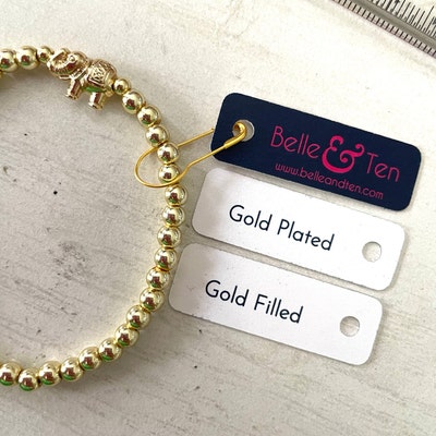 Large Fold Over Tags Necklace Tags Bracelet Tags Necklace Hang Tags ...