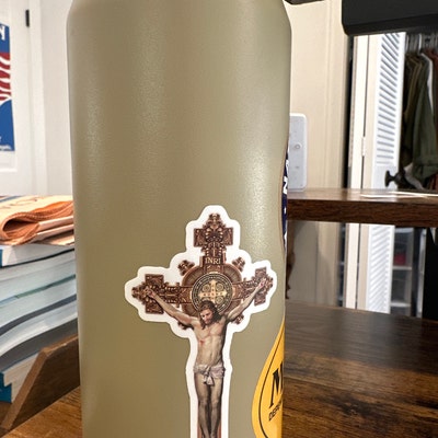 Crucifix Sticker-catholic Sticker - Etsy