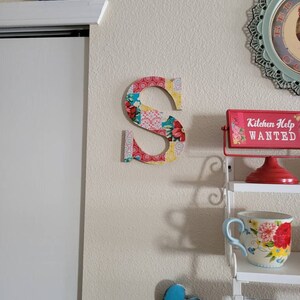 Pioneer Woman Fabric Covered Letters, Ooak, Patchwork, Any Letter ...