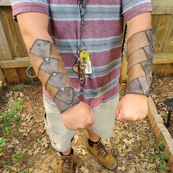 Medieval Leather Arm Guard Pattern: Archery Bracer (PDF) - Etsy