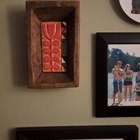 Global Folk Stick one Choose From 4 Patterns Handmade Tile Wall Art ...