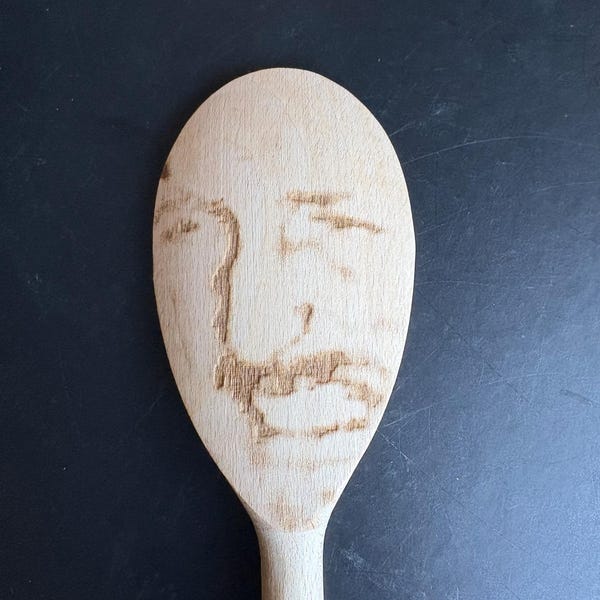 Any Face (facial Features) Engraved on a Spoon- Novelty Gift, Fun ...