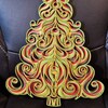 Christmas Tree 3D Zentangle Svg Files | Papercut for Cricut, CNC, Laser ...