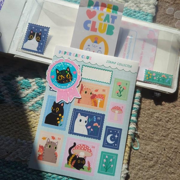 Super Cute Daily Planner Printable - Flower and Cat Theme - Download ...