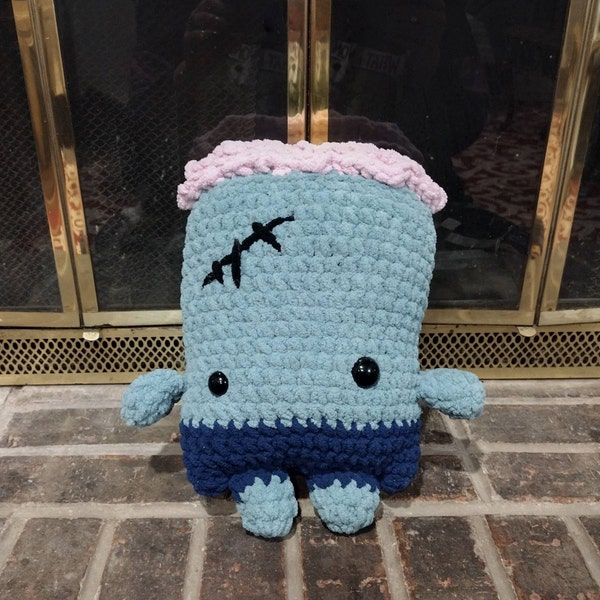 Amigurumi Zombie Crochet Pattern: Pocket Monster, Halloween (PDF ...