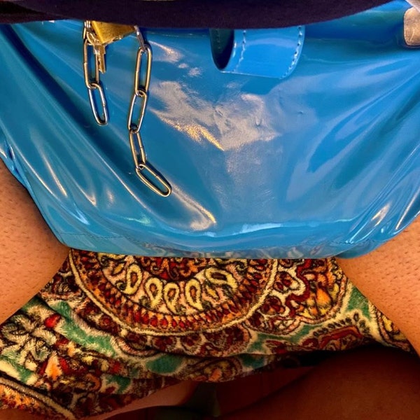 Lockable Spreader Pants Spreading Diaper Omutsu Adult Baby PVC Inside ...