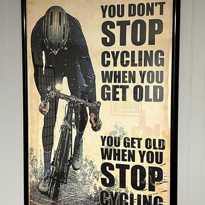 Cycling Posters, Bike Ride Poster for Biker, Ride Bicycle Poster ...