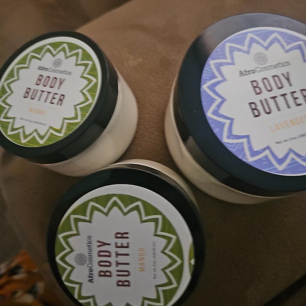 Creamy Whipped Body Butter With Shea Butter, Mango Butter, 100% Pure ...