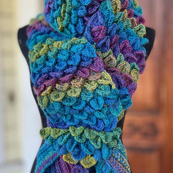 Skull and Spine Scarf Pattern - Etsy