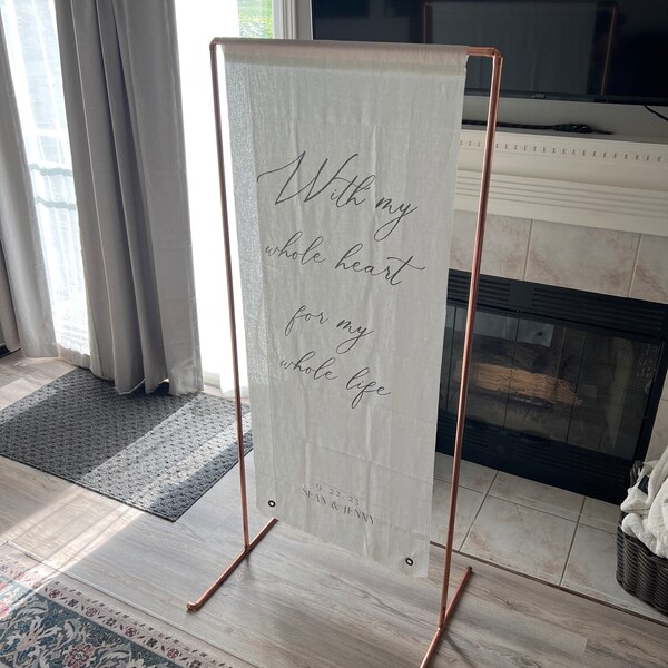 Wedding Welcome Sign, Wedding Welcome Sign, Fabric Sign, Custom Wedding ...
