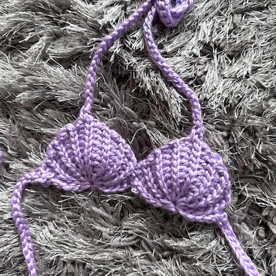 Crochet Seashell Mermaid Top,shell Bikini Costume,sea Shell Crochet ...