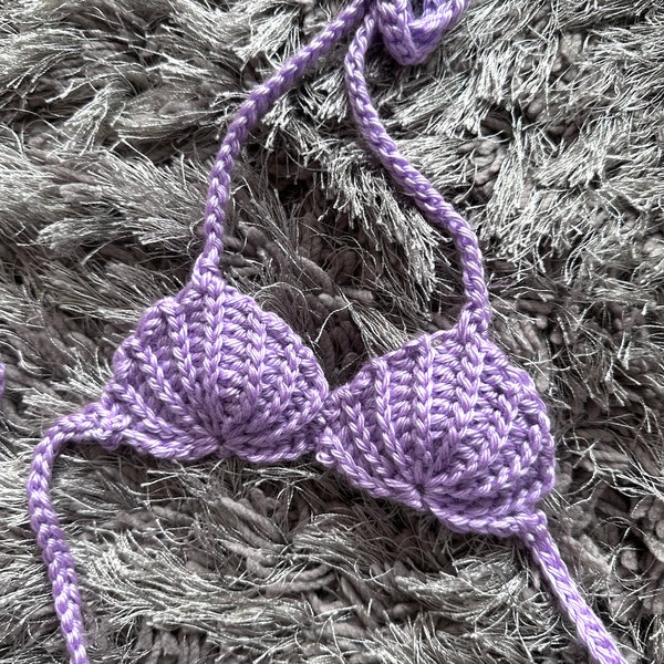 Crochet Seashell Mermaid Top,shell Bikini Top,sea Shell Crochet Baby ...