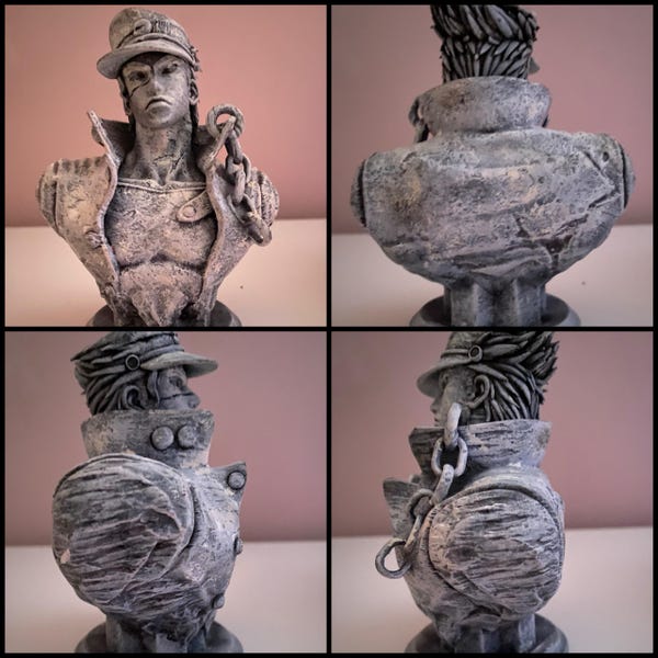 Kakyoin - JJBA Stone Bust | 3D Printed Resin Figure, Anime Collectible ...