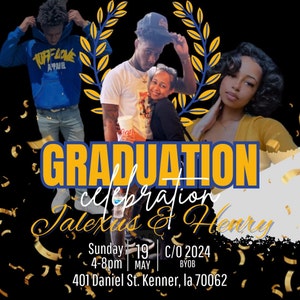 Class of 2024 Graduation Flyer 2024 Grad Flayer Grad Party Flyer DIY ...