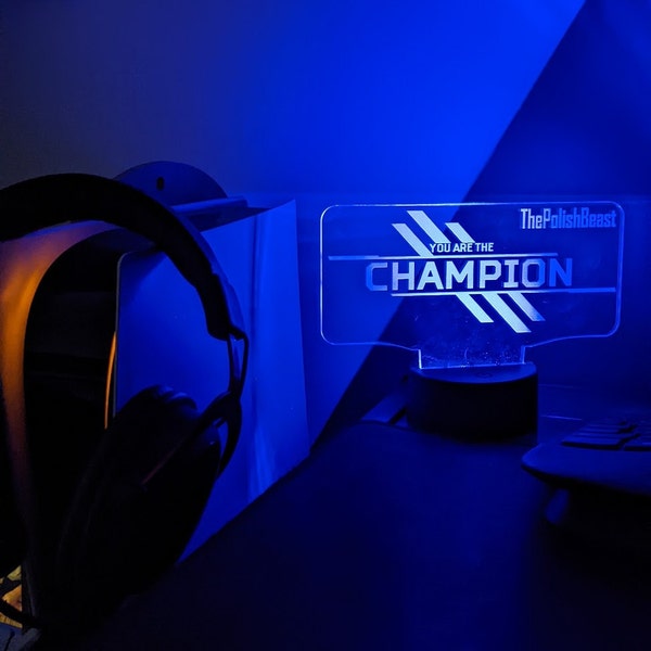 Clapperboard 3D Illusion Night Light USB LED Table Lamp Acrylic 3D Arts ...