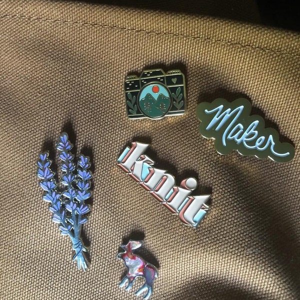 Camera Enamel Pin Camera Floral Pin, Film Camera Pin, Photo Enamel Pin ...