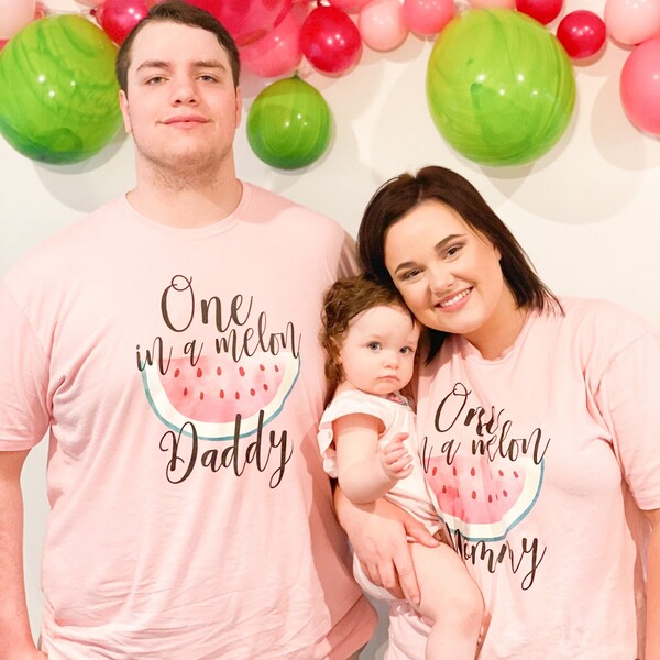One in a Melon Mom Shirts - Unisex Adult Shirt - Birthday Shirt for Mom ...