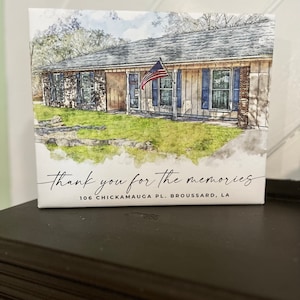 Our First Home Print Homeowners Gift Custom House Portrait - Etsy