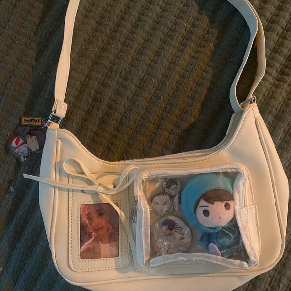 Ita Bag Crossbody, Enamel Pin Display Bag, Anime Ita Bag, Shoulder ...