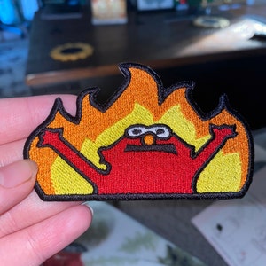 Hell Fire Meme Embroidered Patch - Etsy