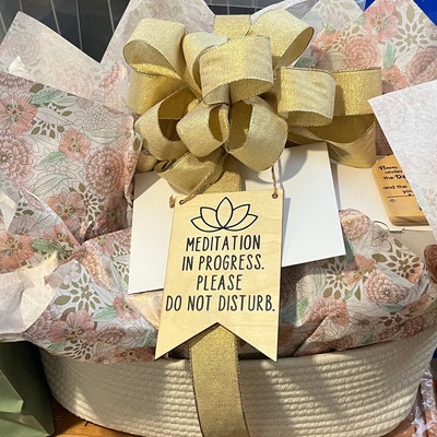 Meditation in Progress, Door Sign, Please Do Not Disturb. Meditation ...