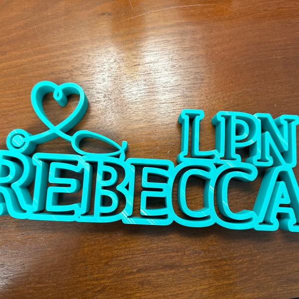 Nurse Name Plate, Nurse Name Sign, Nurses Week Gift, New Nurse Gift ...