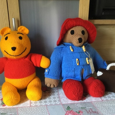 Winnie the Pooh Knitting Pattern Knitted Bear Winnie the Pooh Bear ...