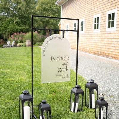 Acrylic Unplugged Ceremony Sign Phone and Camera Free Ceremony Sign ...