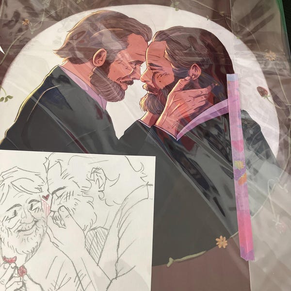 Bill & Frank (from Hbo's the Last of Us) | Art Print 10in X 8in - Etsy