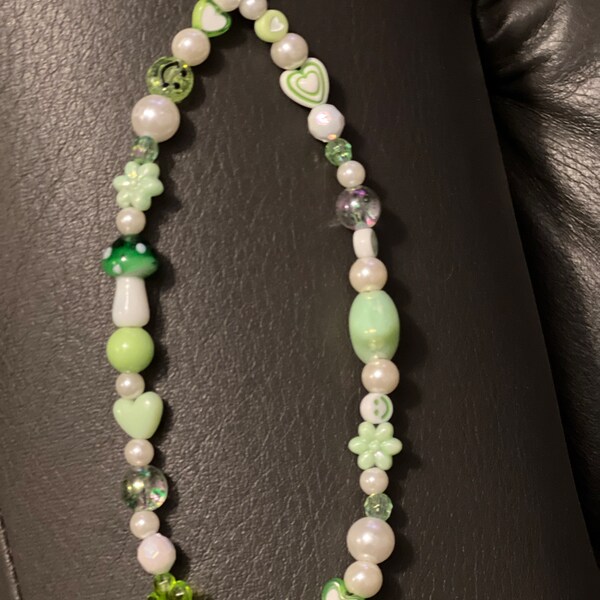 Sage Green Phone Charm Strap - Etsy