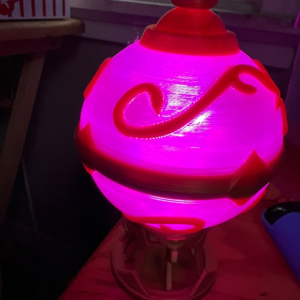 Pal Sphere With LED Lights and Stand - USB Rechargeable - Palworld Desk ...