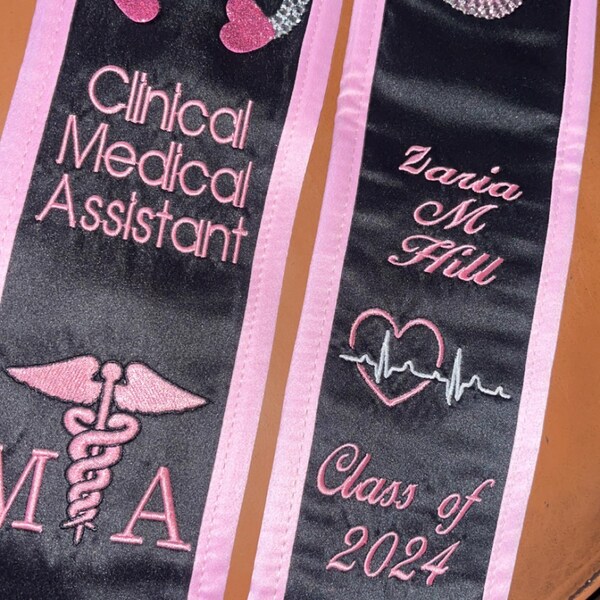 Pageant Sashes Pink Satin / Hot Pink Trim/ 16 Diamond Rhinestones Mesh ...