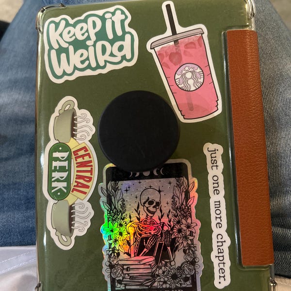 CUSTOM Kindle Name Stickers, Personalized Bookish Sticker, Name Sticker ...