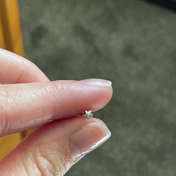 1 Pair Mini Star 925 Sterling Silver Studs Very Tiny Star Silver ...
