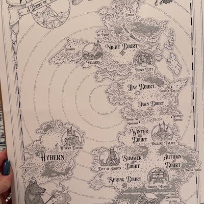 Elden Ring Map Fanart Illustration Made by - Etsy