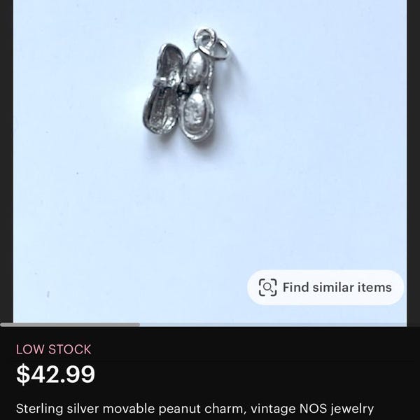 Sterling Silver Movable Compass Charm, Works Like Real Compass! Vintage ...