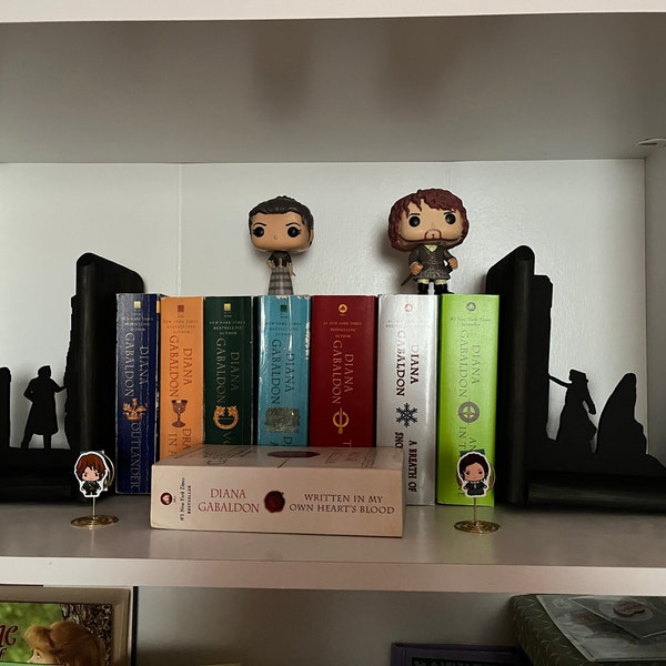 Outlander Bookends/outlander Gift/scotland/book Shelf/craigh Na Dun ...