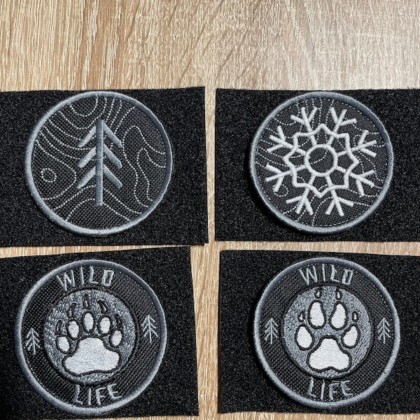 Purple Kraken – Morale Patch, Velcro Patch, Jackalope Forest, Octopus Patch, Embroidery Morale ...