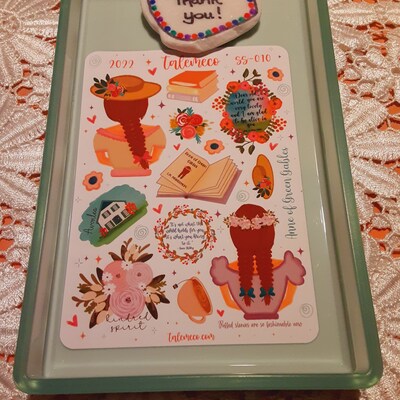 Anne of Green Gables Stickers, Anne of Green Gable Gift, Bookish ...