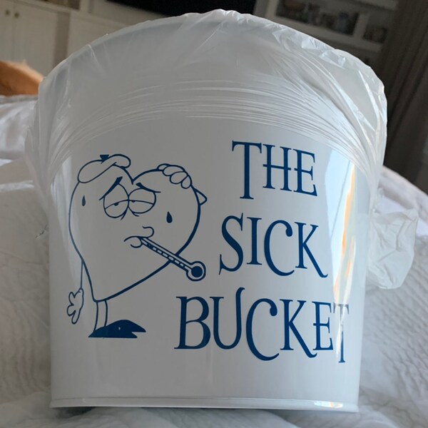 Sick Bucket Decal - Bucket Not Included - Puke Bucket Vinyl Decal ...
