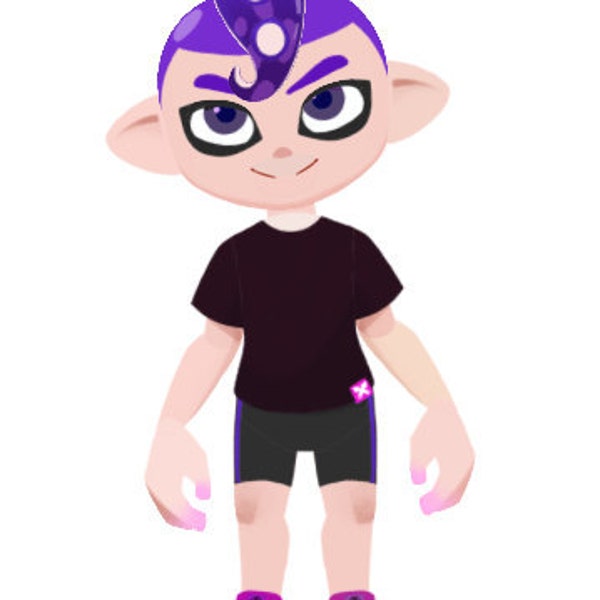 Customizable Splatling Vtuber Model - Etsy