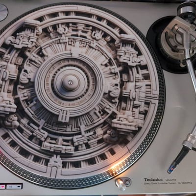Time Machine Pressed Felt Turntable Slipmat Accesory Vinyl Record ...