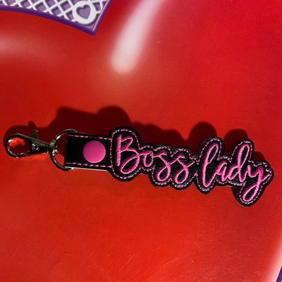 Boss Lady Keychain, Boss Lady Key Chain, Boss Lady Keyring, Boss Lady ...