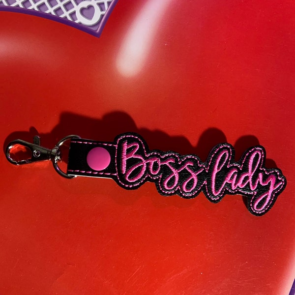 Boss Lady Keychain, Boss Lady Key Chain, Boss Lady Keyring, Boss Lady ...