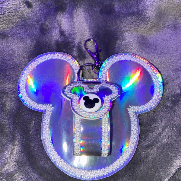 Holographic Mouse Ear Holder - Mouse Head - Ear Buddy - Mask Holder ...