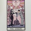 The Lovers VI - Tarot Card Art - Hand-cut Art Card Mounted on 5x7 ...