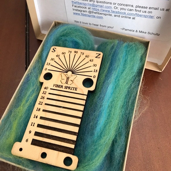 Spinner's Multitool - Spinning Control Card With Twist Angle and Diz - Etsy